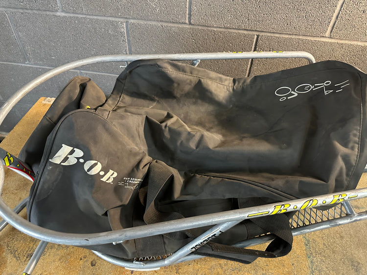Bob Yak Trailer with Canvas Black Bag