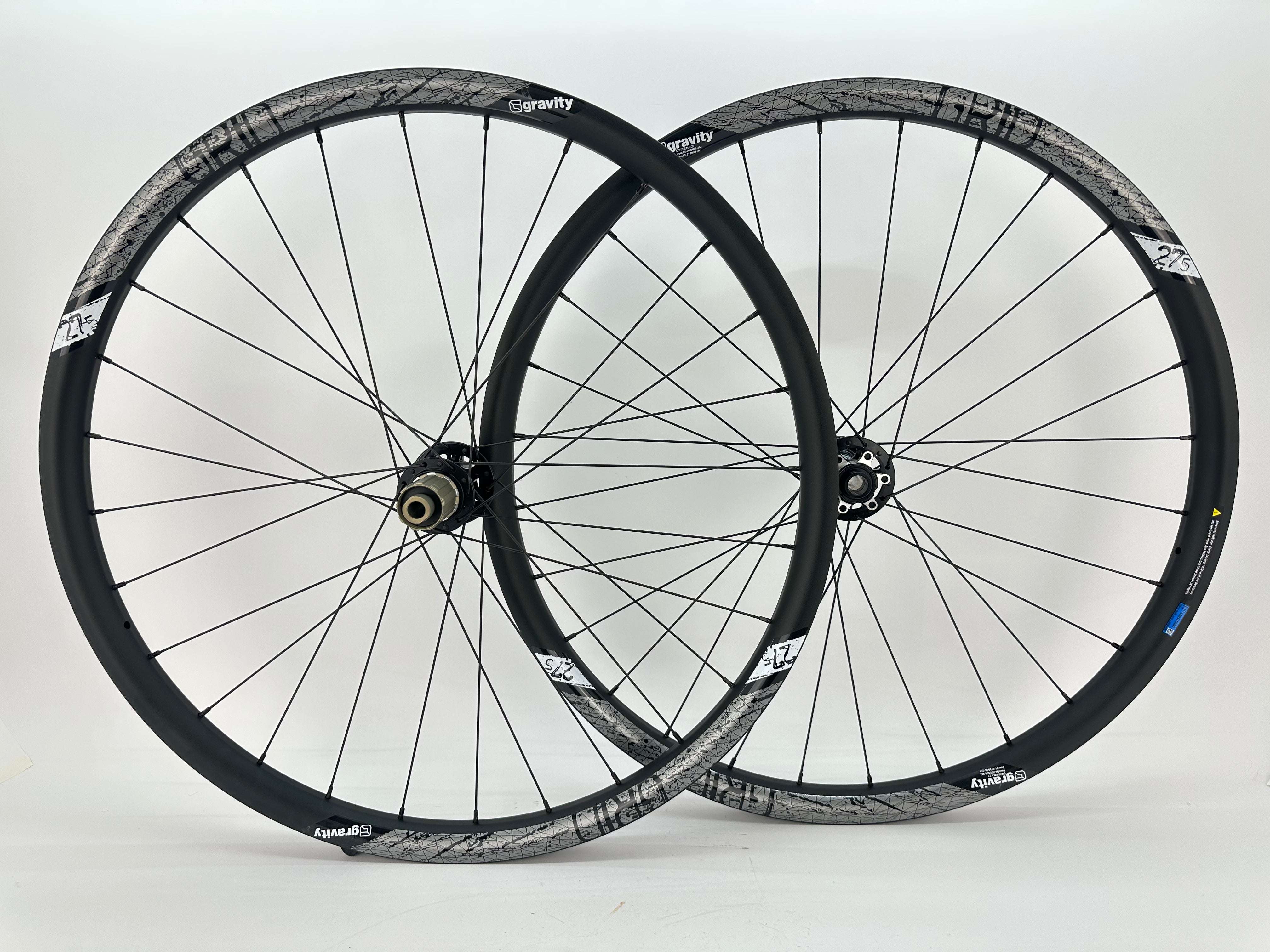 Gravity Grid 27.5" Wheelset 12x142 15x100 HG11 Tubeless Disc